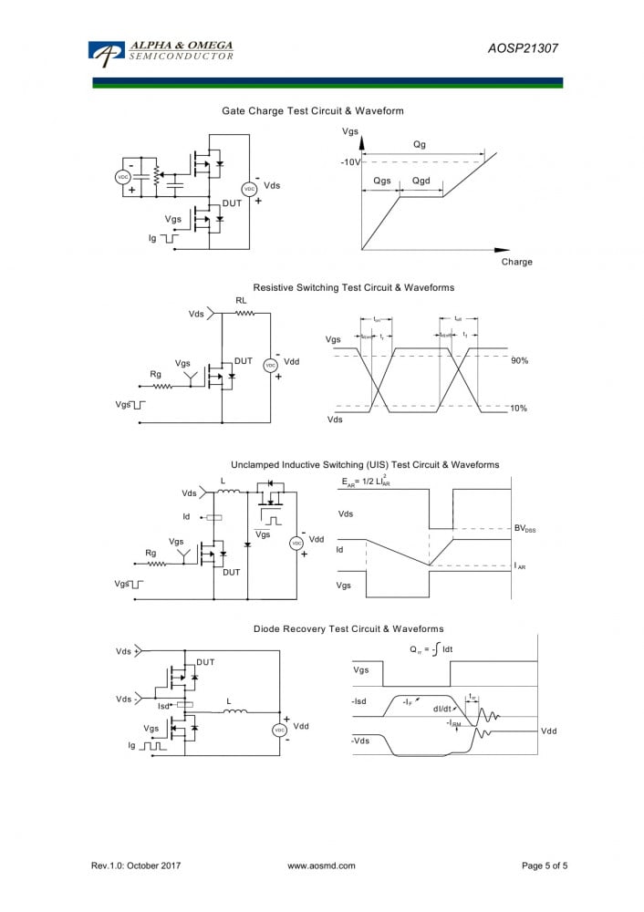 AOSP21307 datasheet page 5