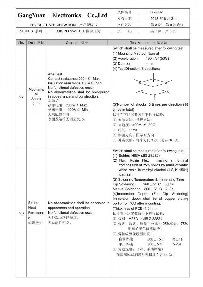 G15 specification page 6