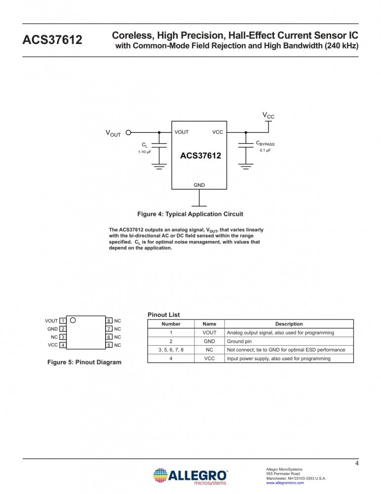 ACS37612 datasheet page 4