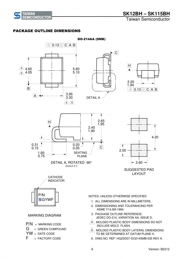 SK19BH datasheet page 6
