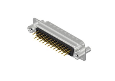 D-SUB Standard • 25-pos. • Plug • Solder pin straight • Threaded rear spacer • Quality class 3 • UNC 4-40