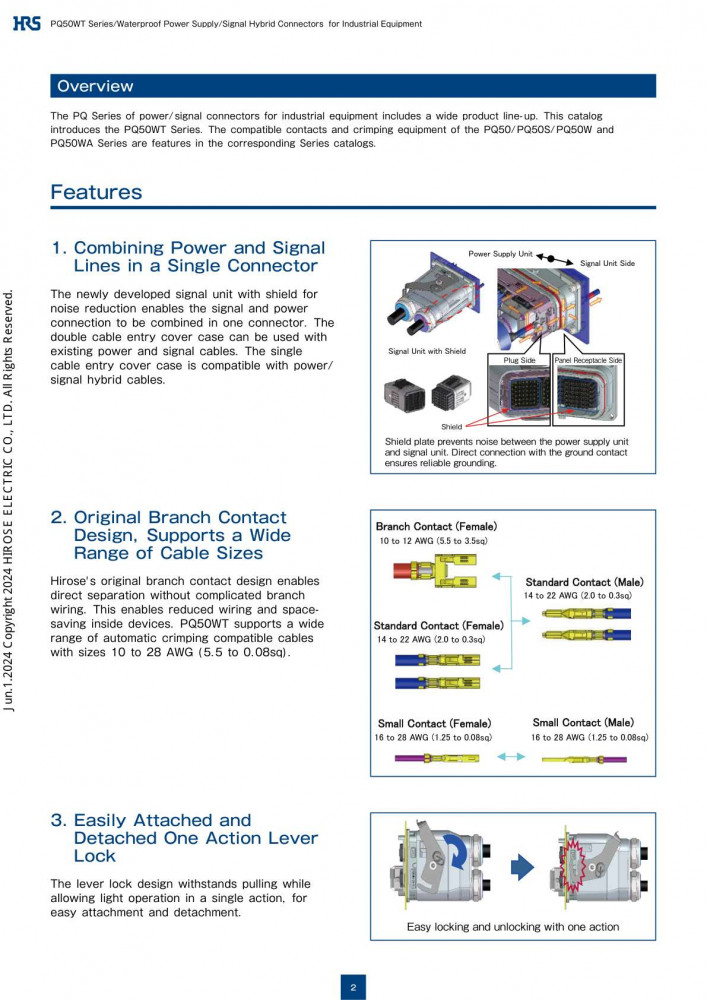 HRS PQ50WT document page 2