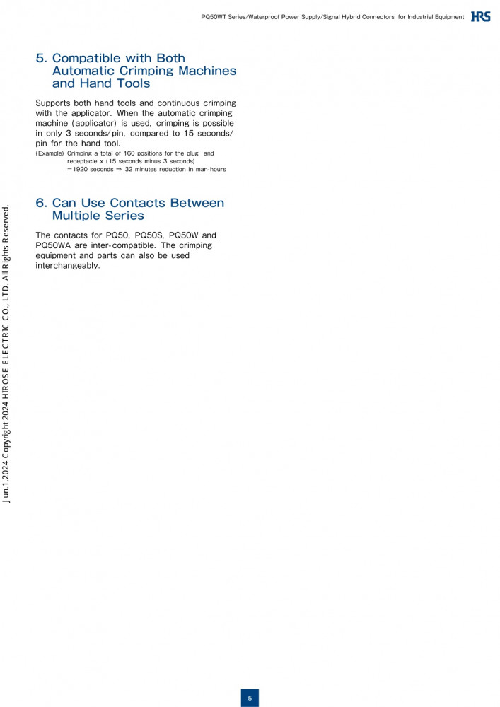 HRS PQ50WT document page 5