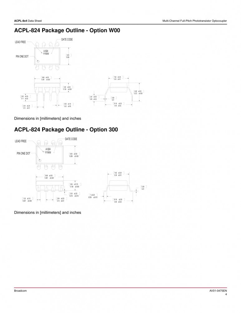 ACPL-8x4 datasheet page 4