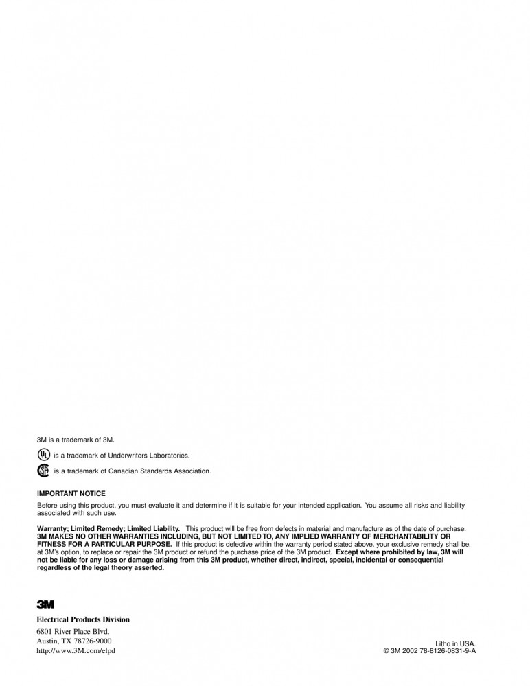 3M 94746 installation information