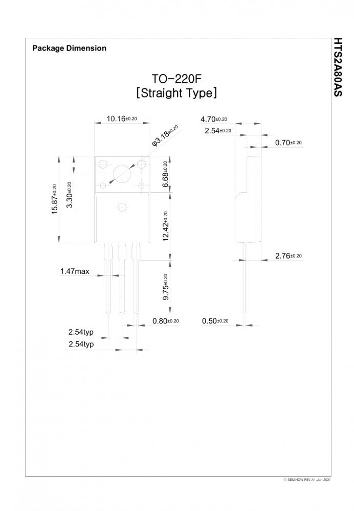 HTS2A80AS datasheet page 4