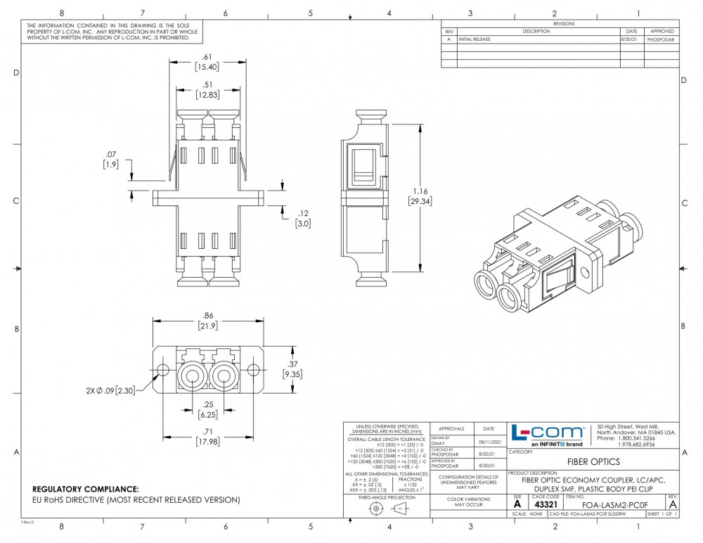 FOA-LASM2-PC0F technical document page