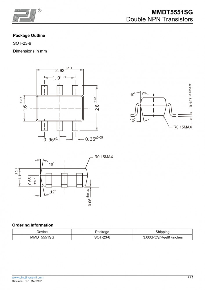 MMDT5551SG datasheet page 4