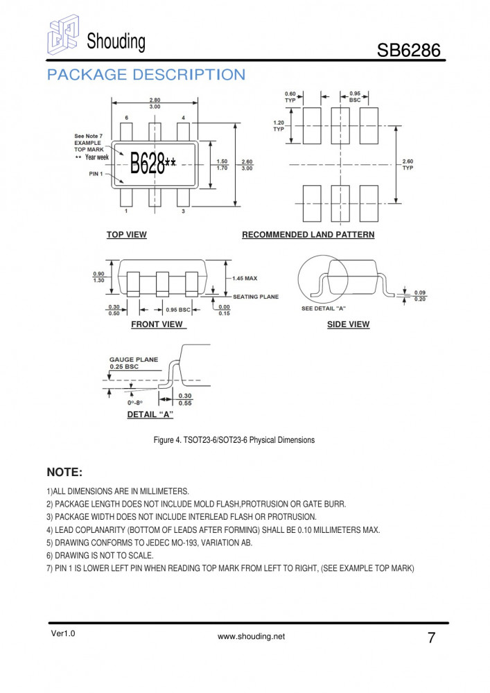 SB6286 datasheet page 7