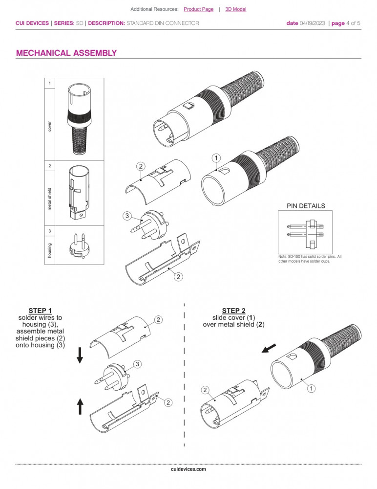 CUI SD-70 datasheet page 4