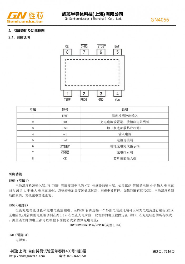 GN4056 datasheet page 2