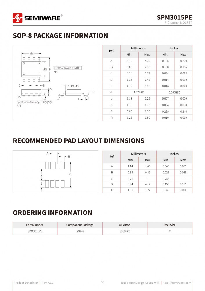 SPM3015PE datasheet page 6