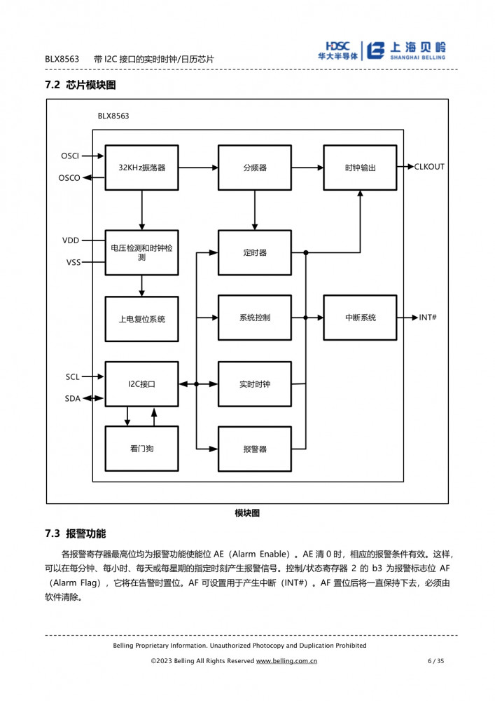 BLX8563 datasheet page 6