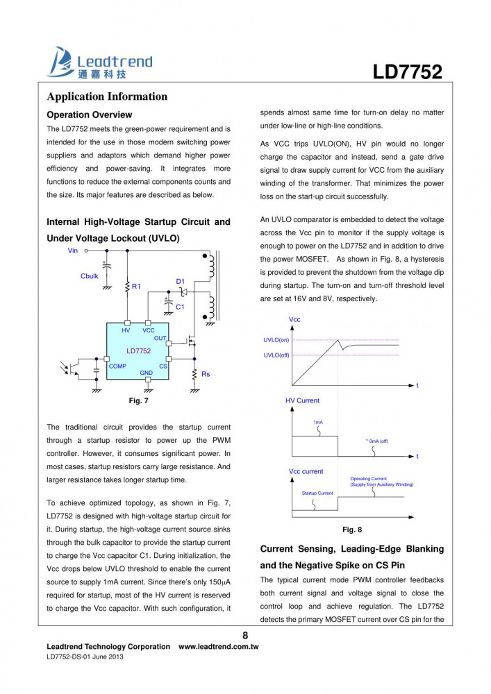 LD7752 datasheet page 8