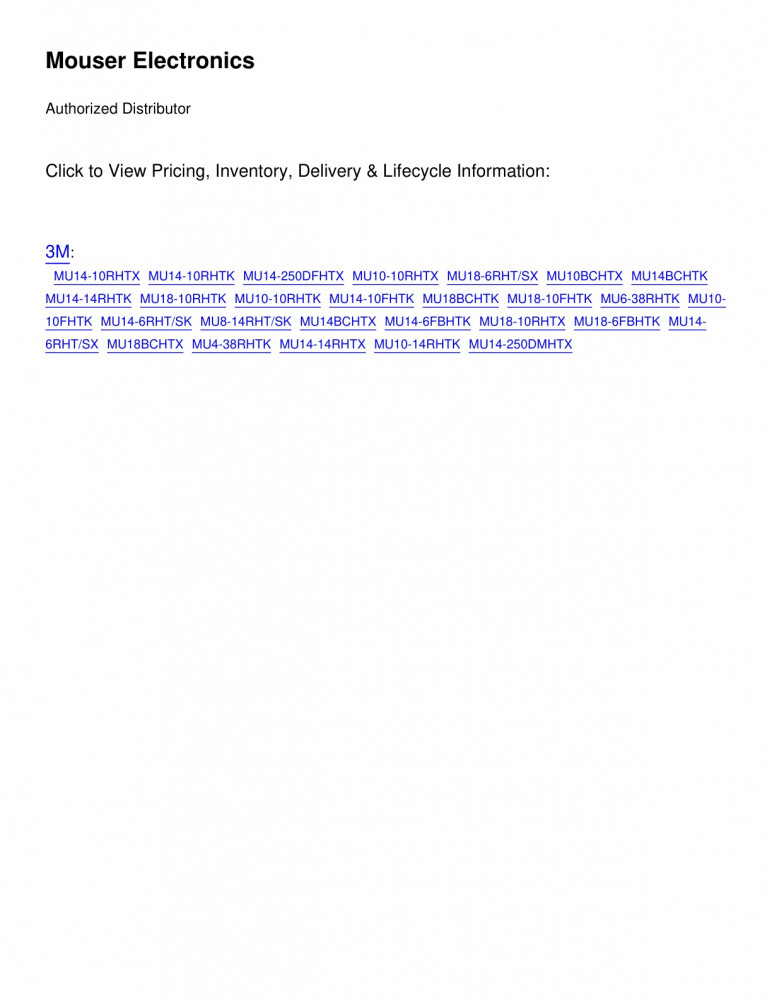 MU18-6FBHTK technical document page 3