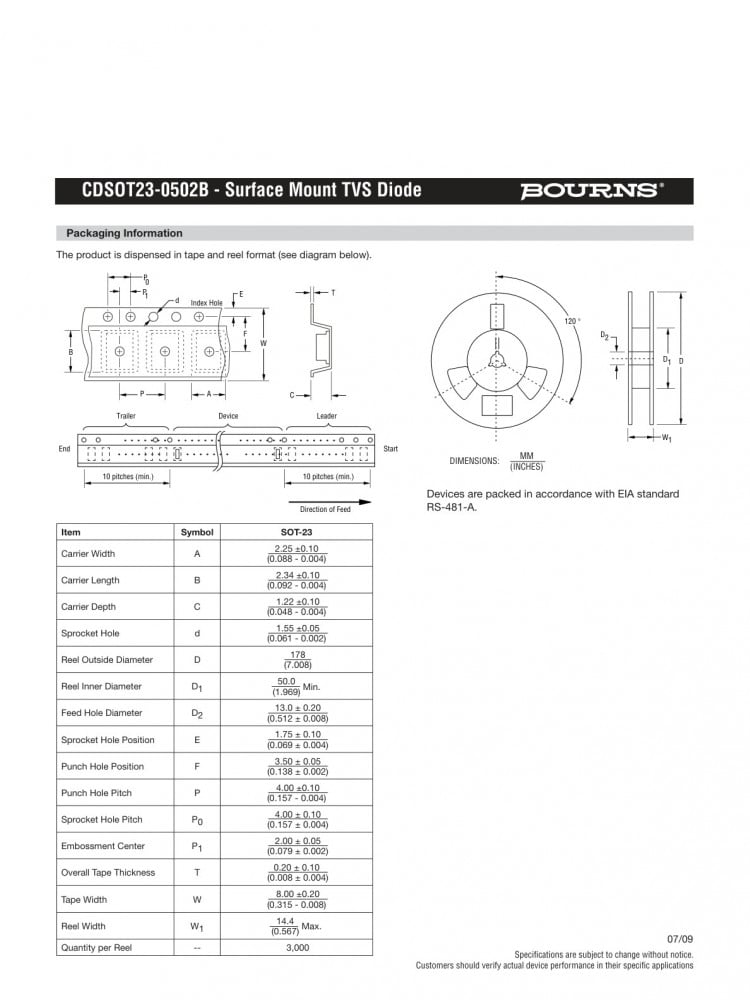 CDSOT23-0502B datasheet page 4