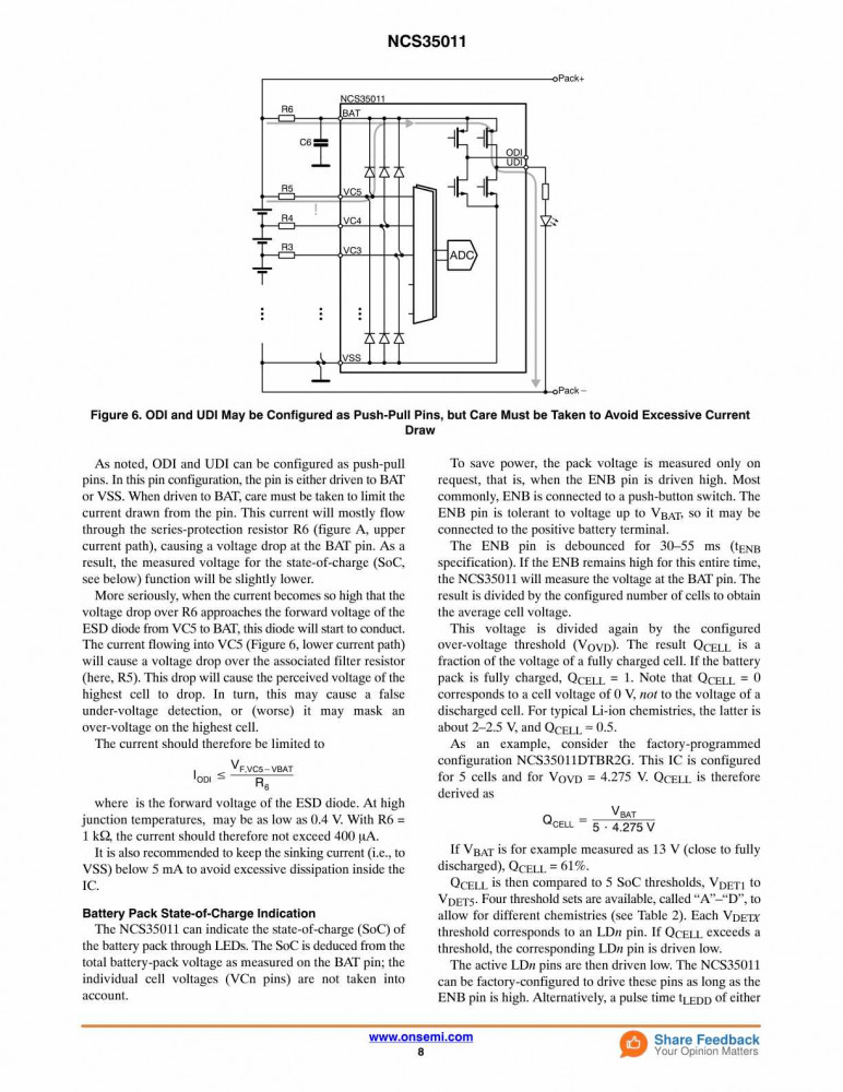 NCS35011 datasheet page 8