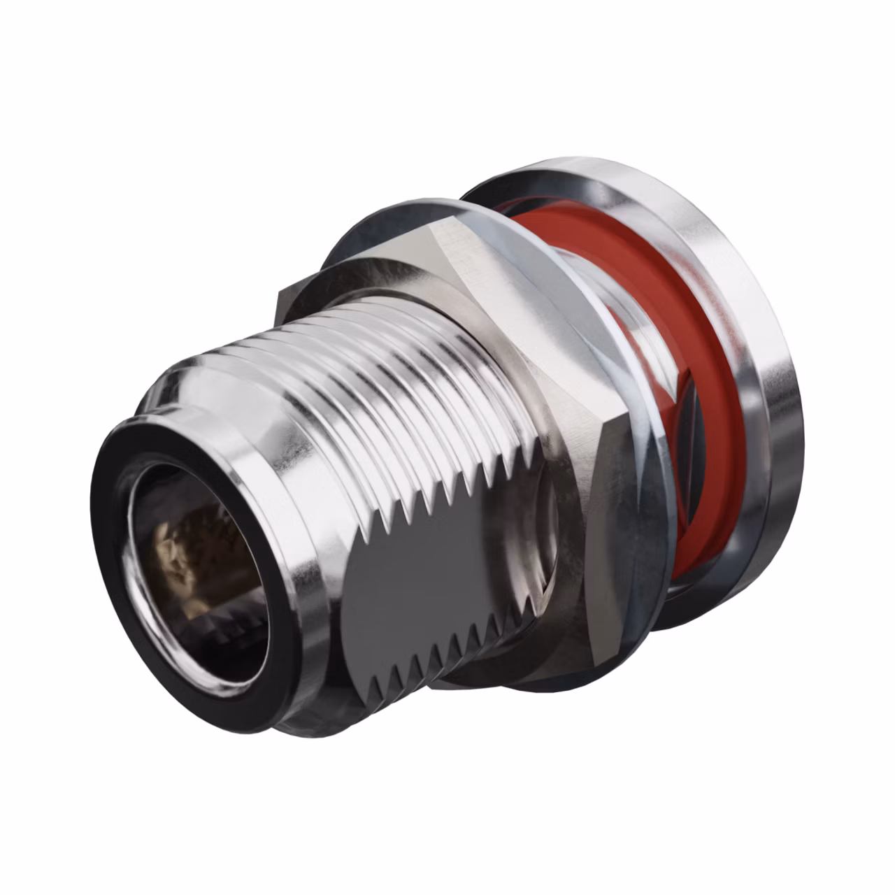 N Jack Bulkhead-to-SMA Jack, Between-Series Adapter, Tray, 50 Ohms for sale