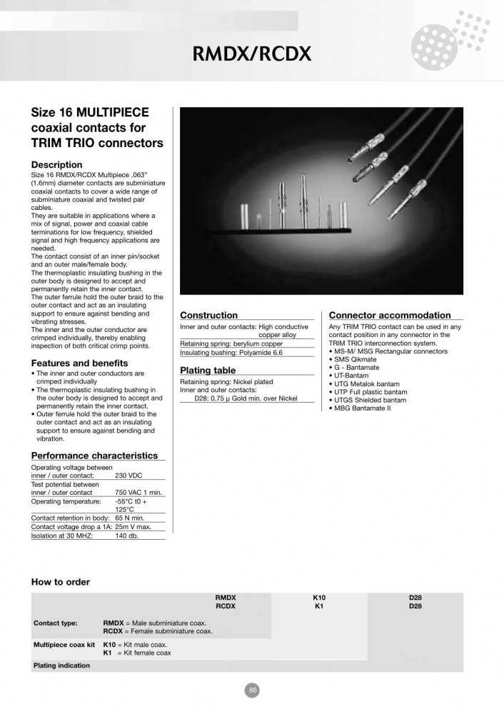 EATON RMDX60-50D28 technical document page 1