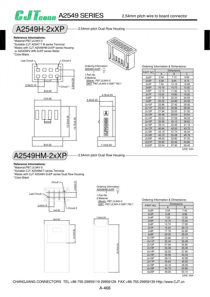CJT A2549 series document page 9