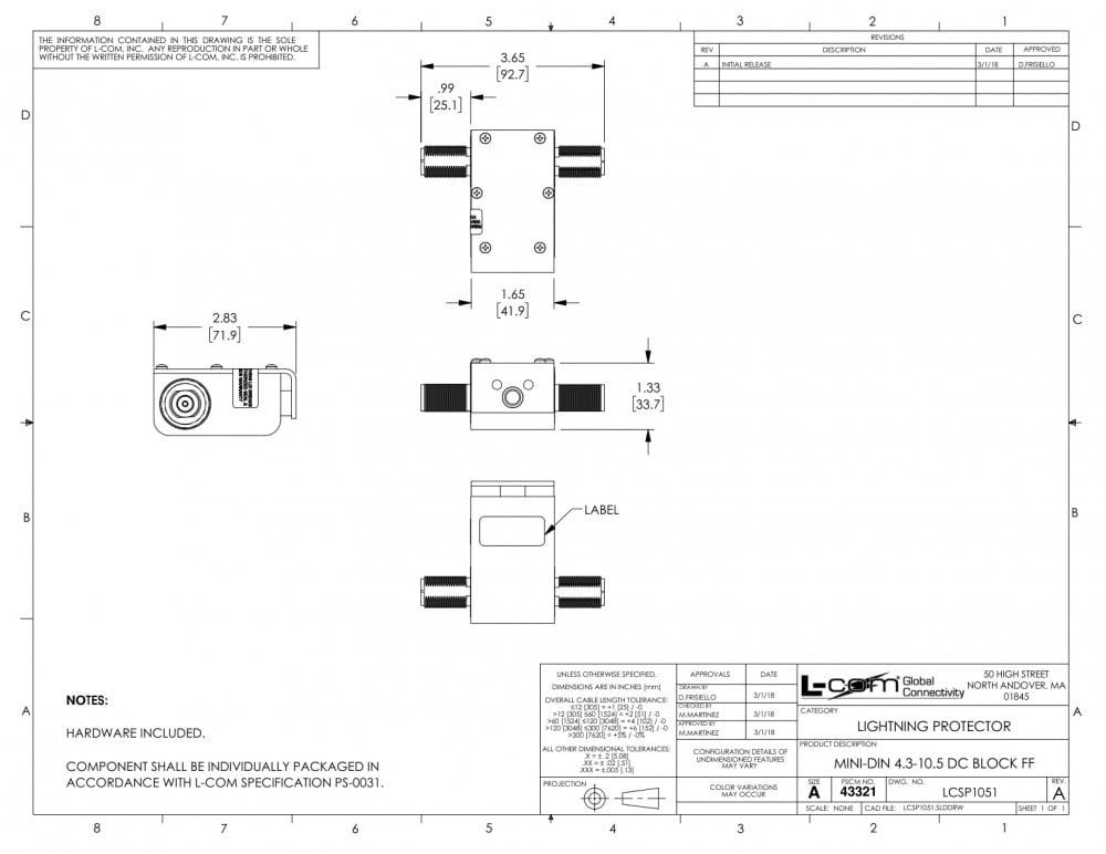 LCSP1051 technical document page