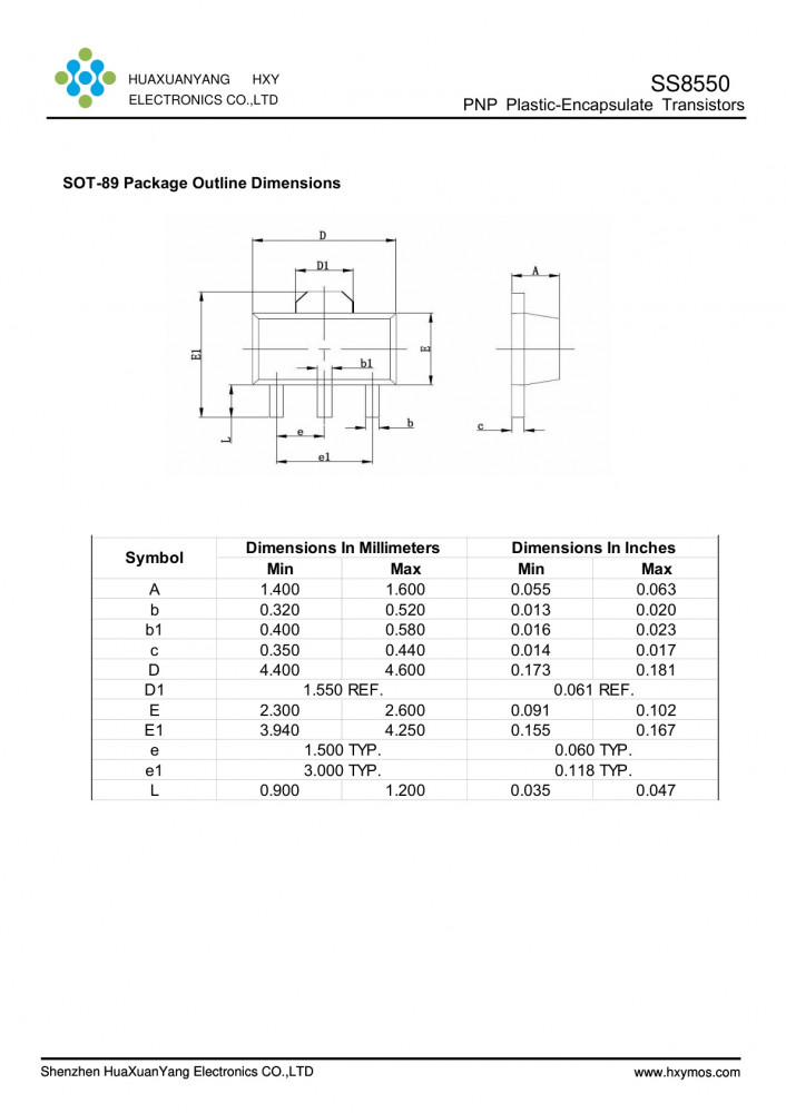 SS8550 datasheet page 4