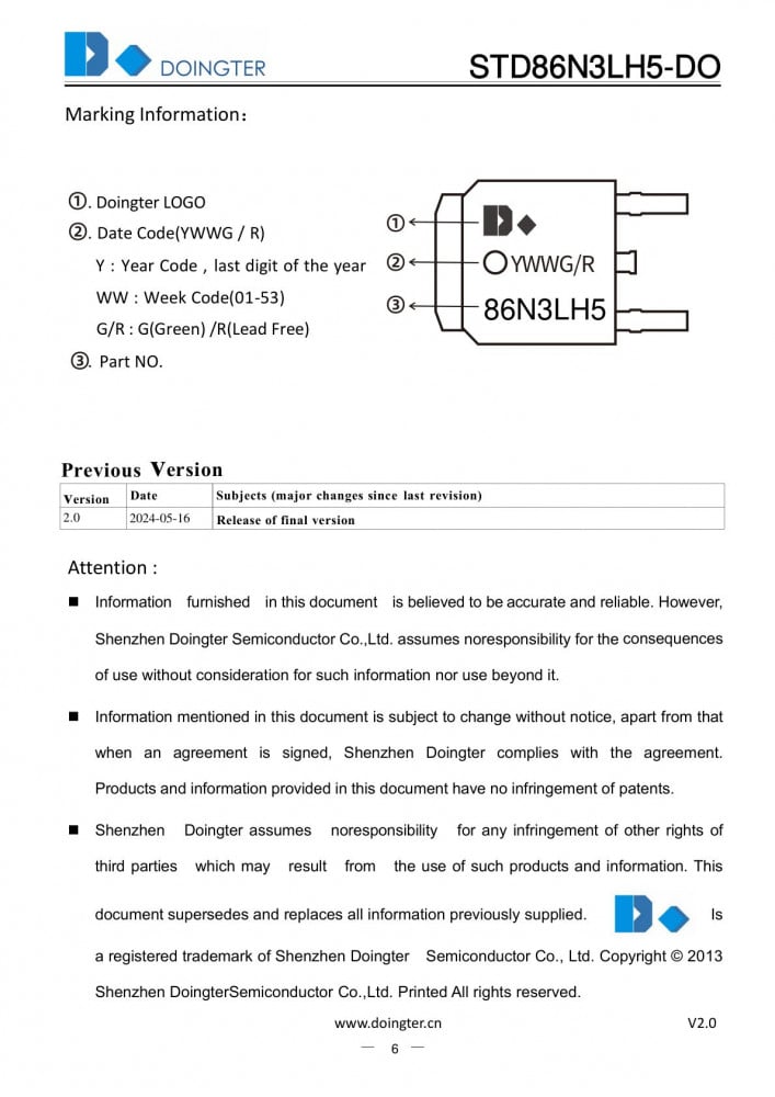STD86N3LH5-DO datasheet page 6