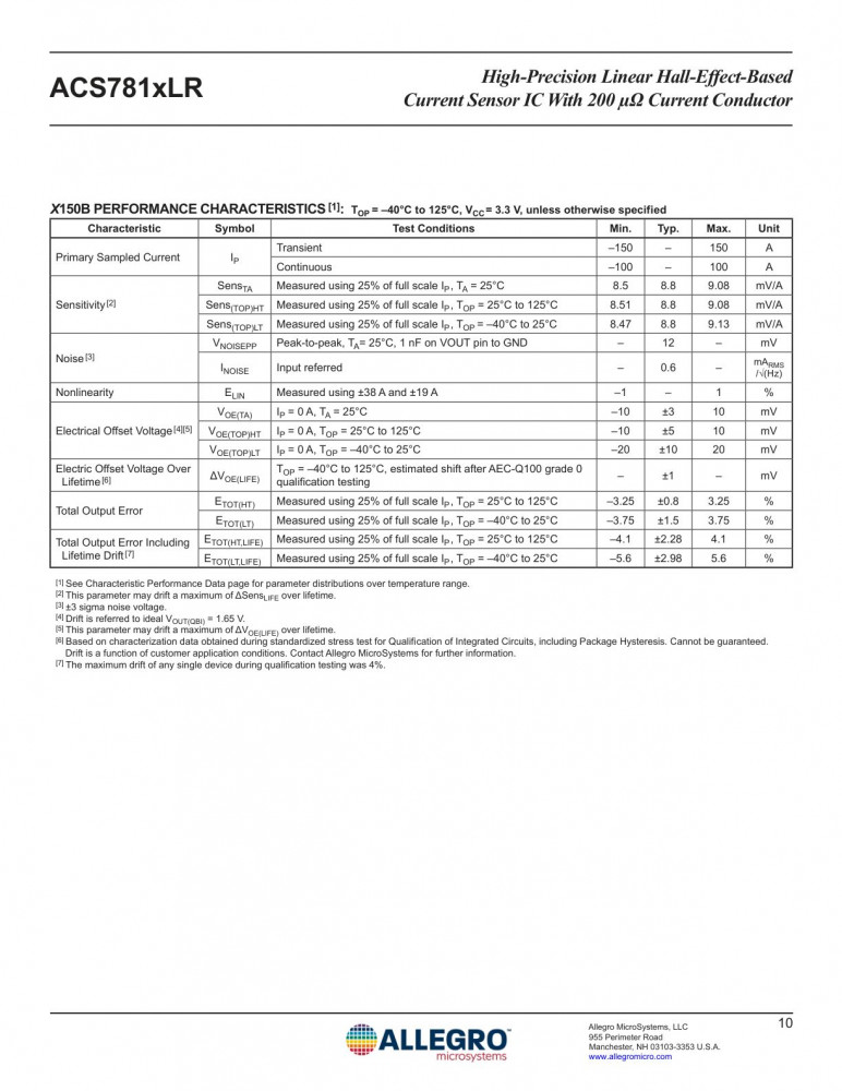 ACS781 datasheet page 10