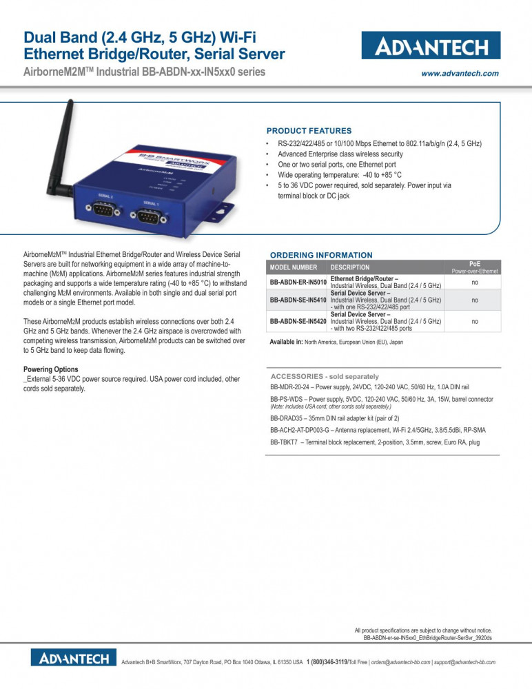 BB-ACH2-AT-DP003-G technical document page 1
