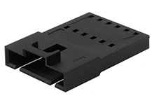SL Wire-to-Wire Crimp Housing, Single Row, Version A, without Mounting Ears, 25 Circuits, Black for sale