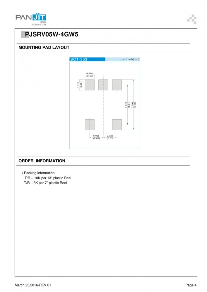 PJSRV05W-4GW5 datasheet page 4