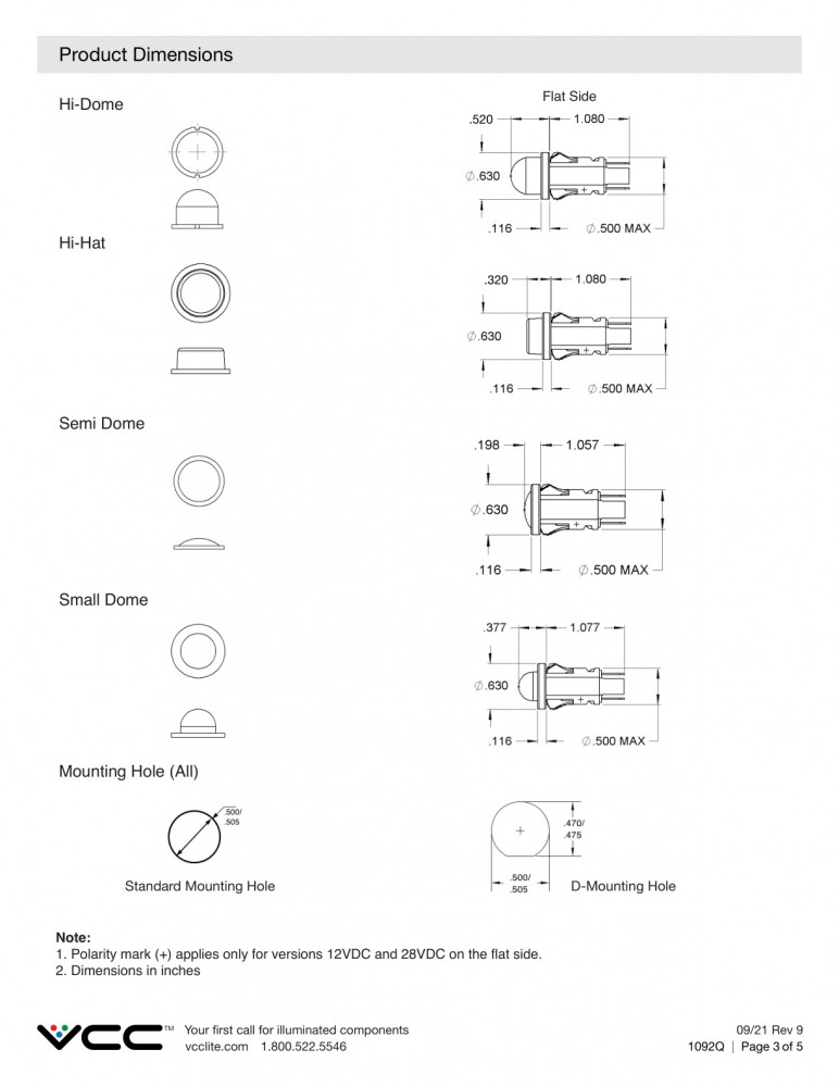 1092 Series technical document, page image 3