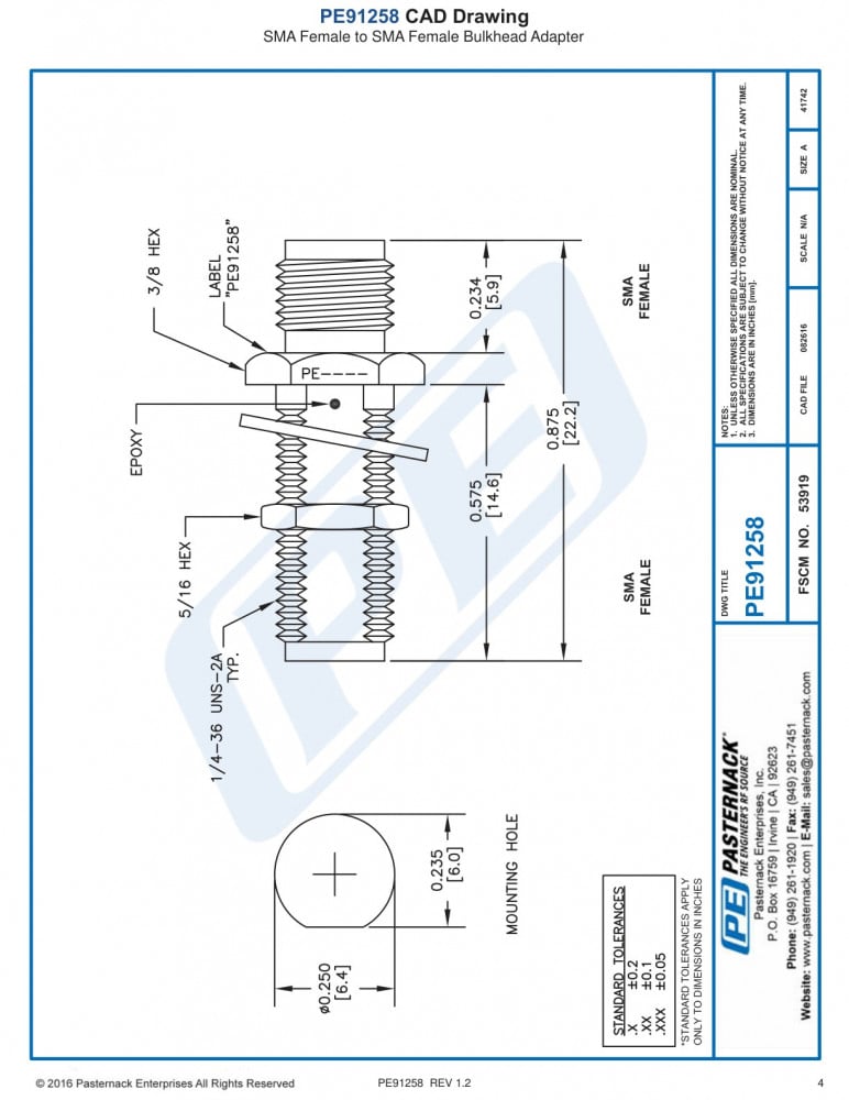PE91258 technical document page 4