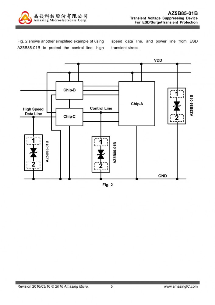 AZ5B85-01B datasheet page 5