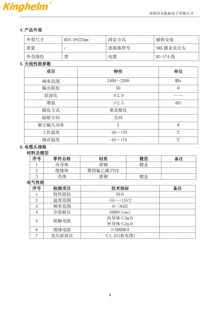 KH-2400-3M-XP approval document page 4