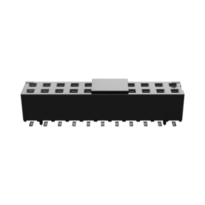 Milli-Grid Vertical Receptacle, 2.00mm Pitch, Dual Row, Surface Mount, Top/Bottom Entry, with Press-fit Plastic Pegs, with Cap, Tube, 0.75µm Gold (Au) Plating, 22 Circuits, Lead-Free for sale