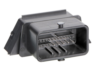2.50mm, 3.50mm CMC Header, Right-Angle, 28 Position, 1 Port, Black, 2.90 Pin Length, Peg, Gray Coding for sale