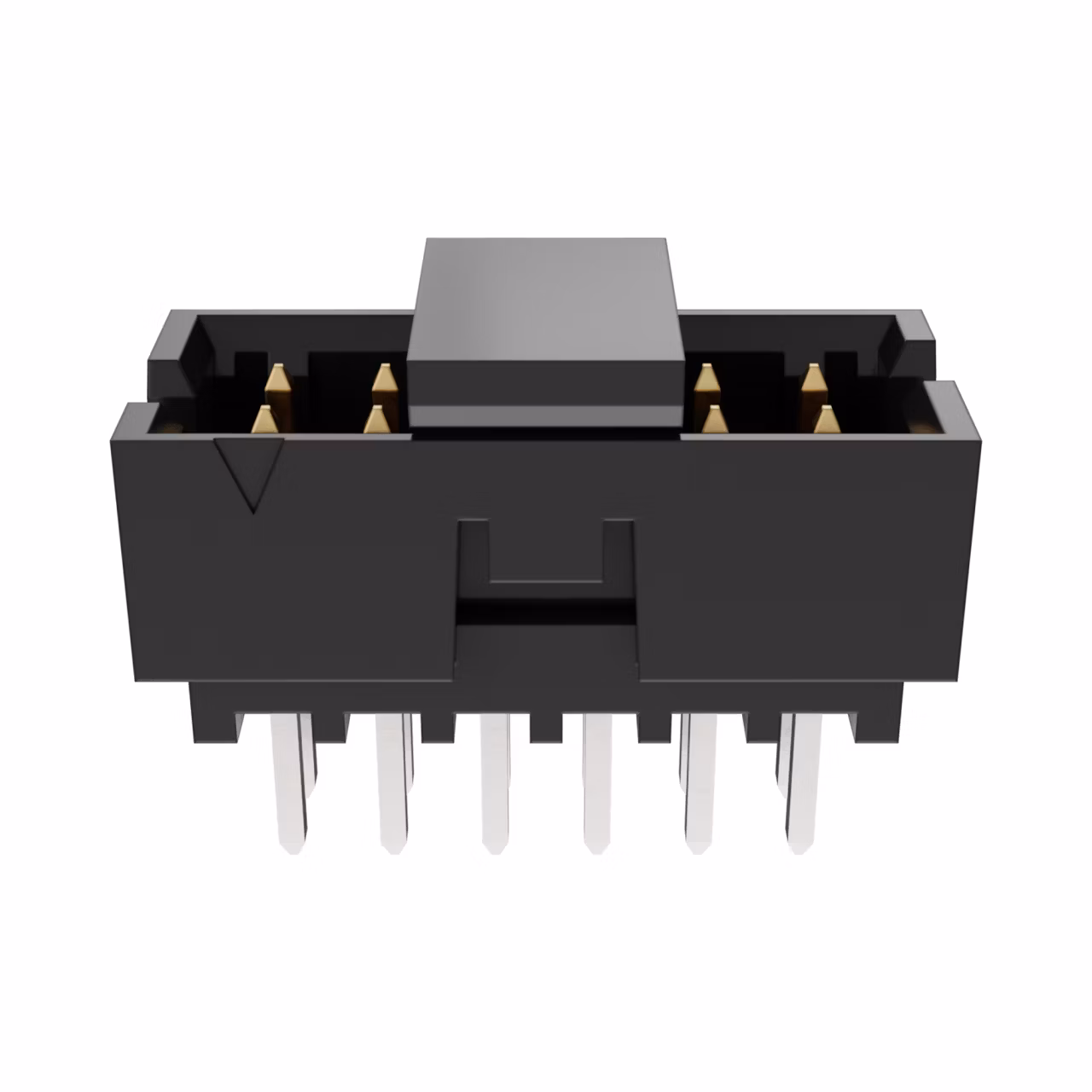 2.00mm Pitch, Milli-Grid PCB Header, Dual Row, Vertical, Through Hole, Shrouded, 12 Circuits, 0.38µm Gold (Au) Plating, 3.50mm Tail Length, Dual Side Slots, Center Friction Lock, with Cap, Tube for sale