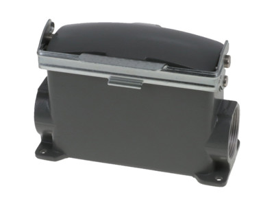 Heavy-Duty Standard (STD) Single Lever Surface Mount Housing, Die-cast Aluminum, with 1 Lever, with Cover, with Gasket, Size 24B «104x27», Pg29x2 Thread, High Construction, Grey for sale