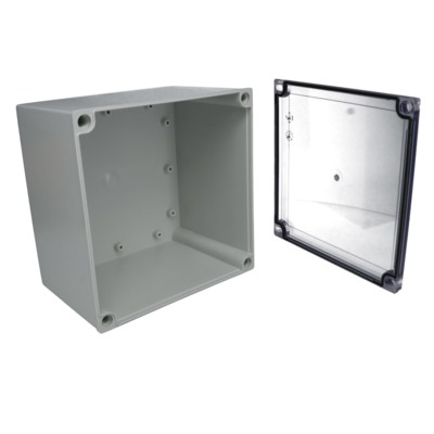 Fiberglass Box with Captive Screws and Clear Cover PIP-11774-C for sale