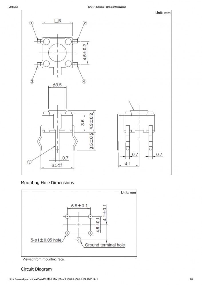 SKHHPLA010 technical document page 2