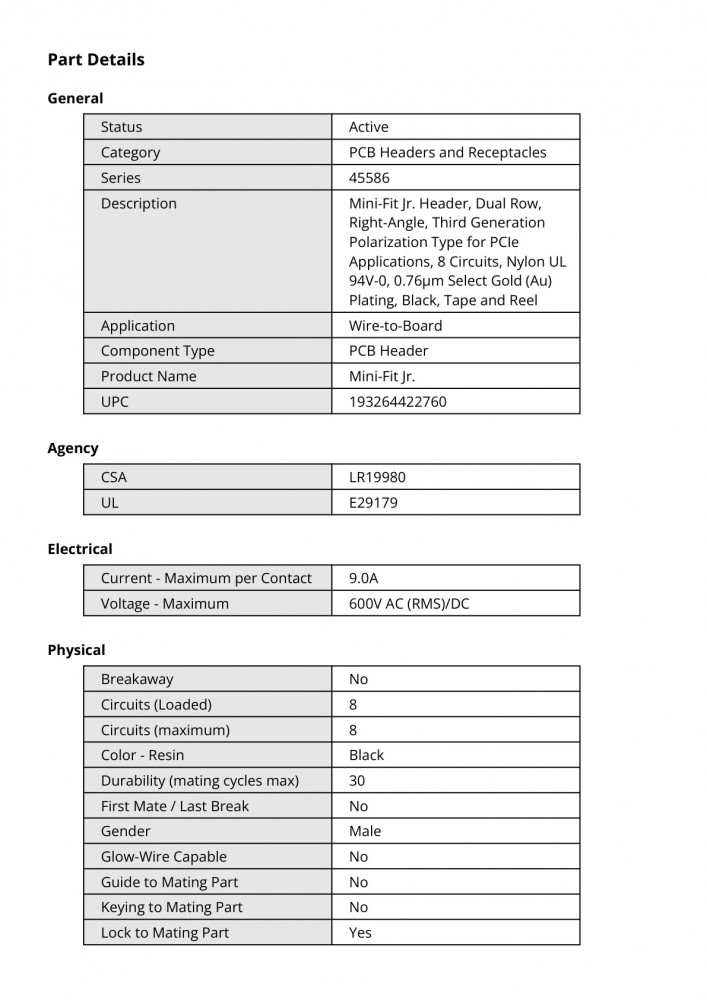 MOLEX 455860006 technical document image, page 2