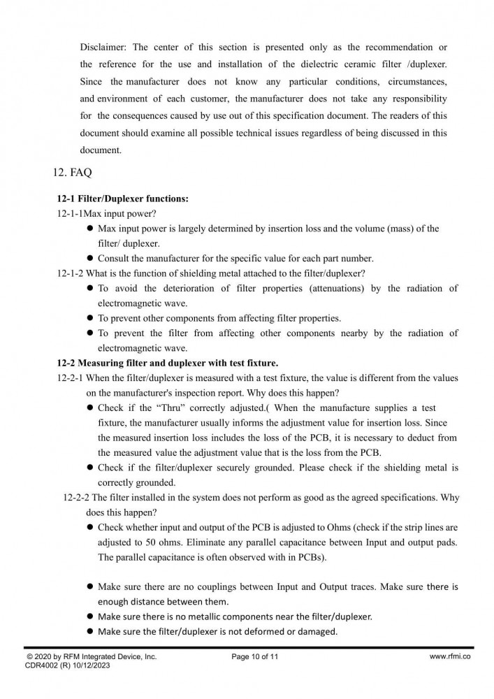 CDR4002 technical document page 10