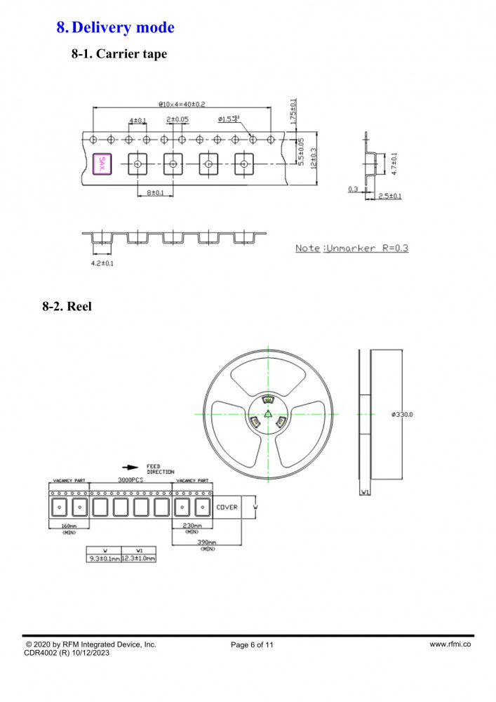 CDR4002 technical document page 6