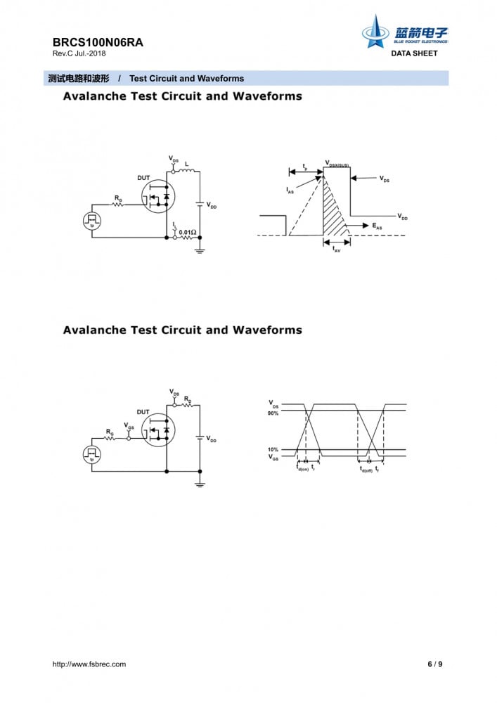 BRCS100N06RA datasheet page 6