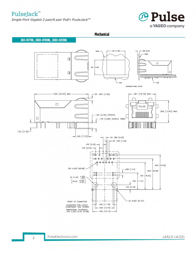 JK0-0177NL datasheet page 2