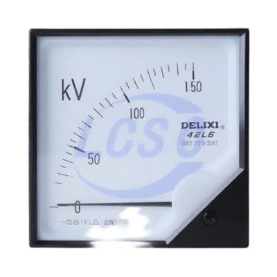 Delixi Electric 42L6V15KVD100V Analog Voltmeter Chip for Precise Voltage Measurement