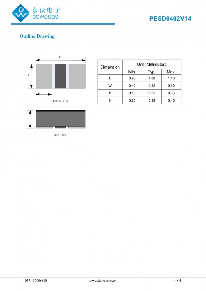 PESD0402V14 datasheet page 4