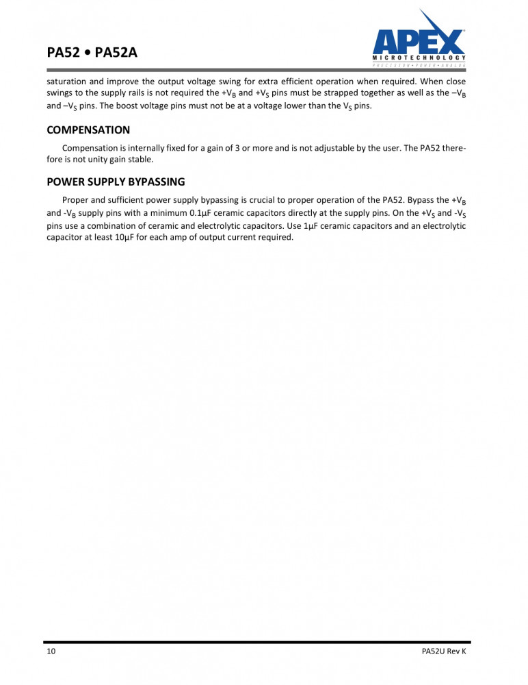 PA52 technical document page 10