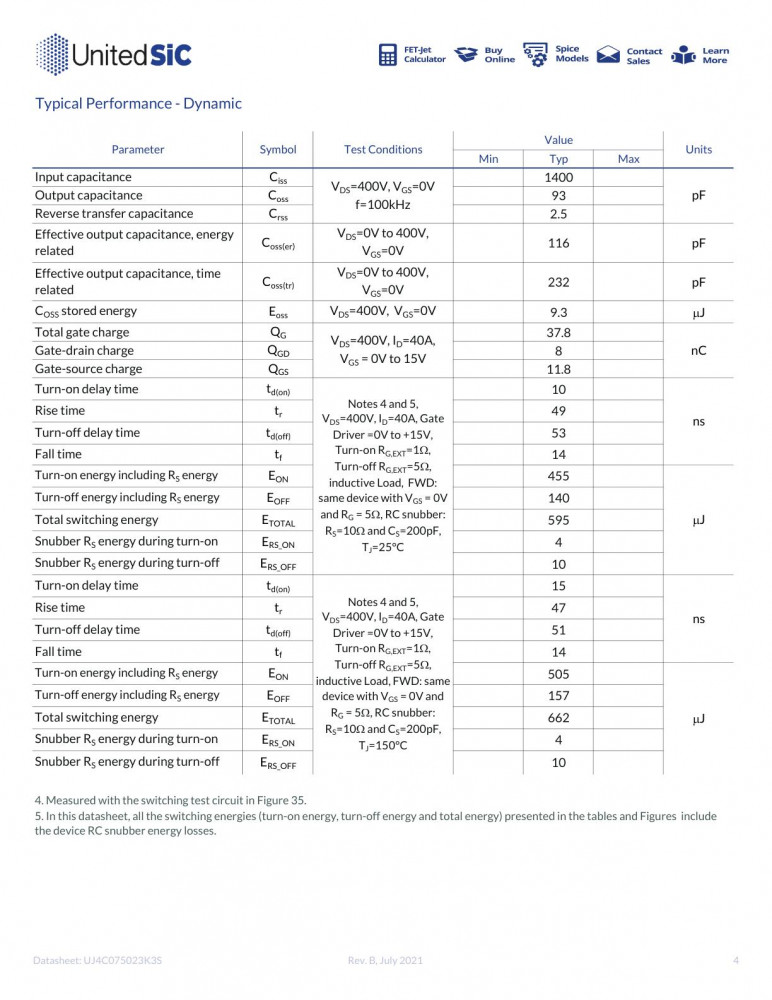 UJ4C075023K3S datasheet page 4